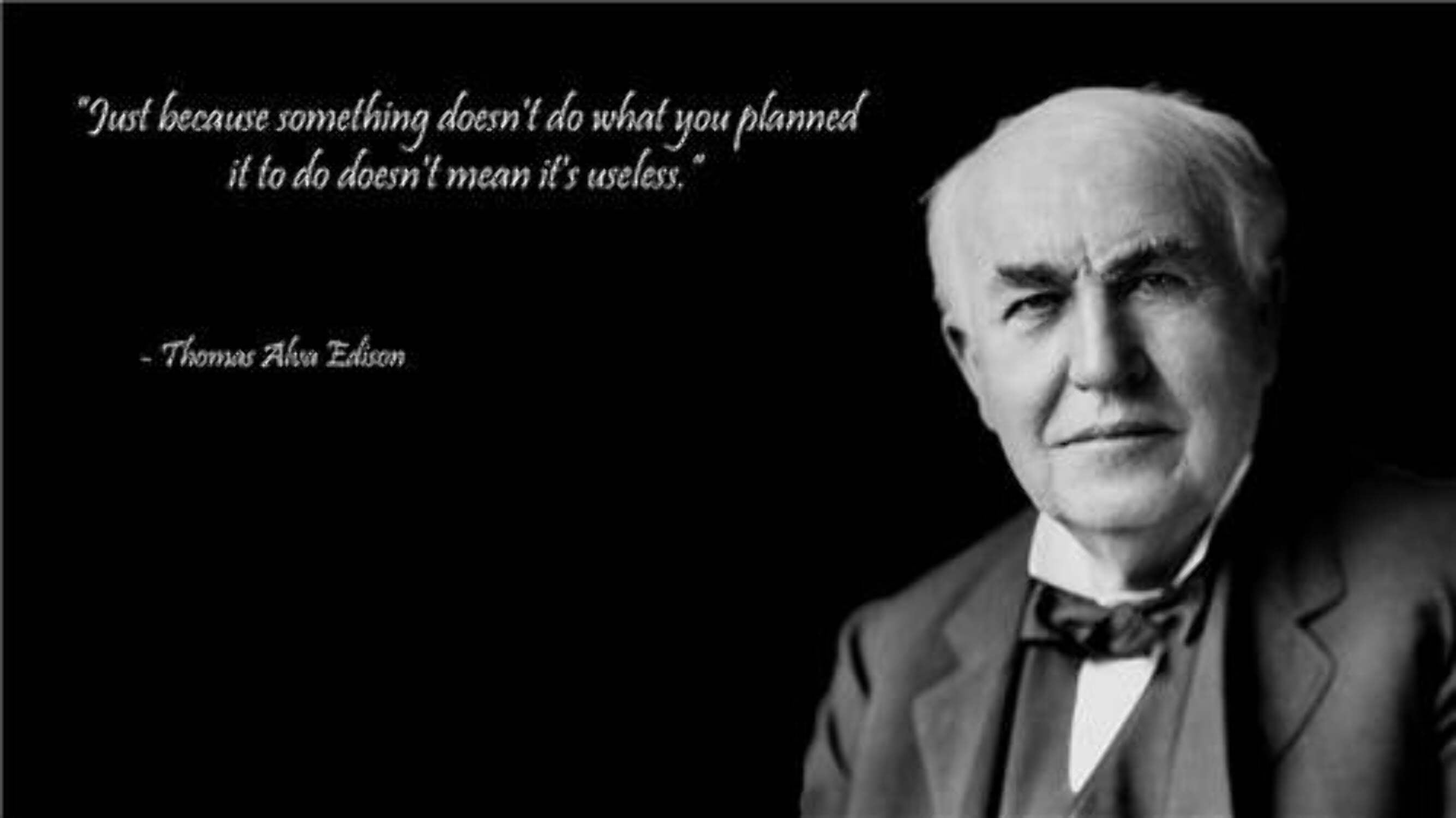 Thomas Edison Quote Glossy Poster Picture Photo Inspirational ...