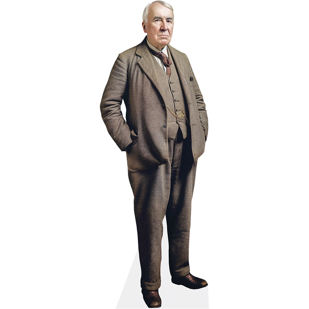 Thomas Edison (Suit) Lifesize Cardboard Cutout Standee - Walmart.com