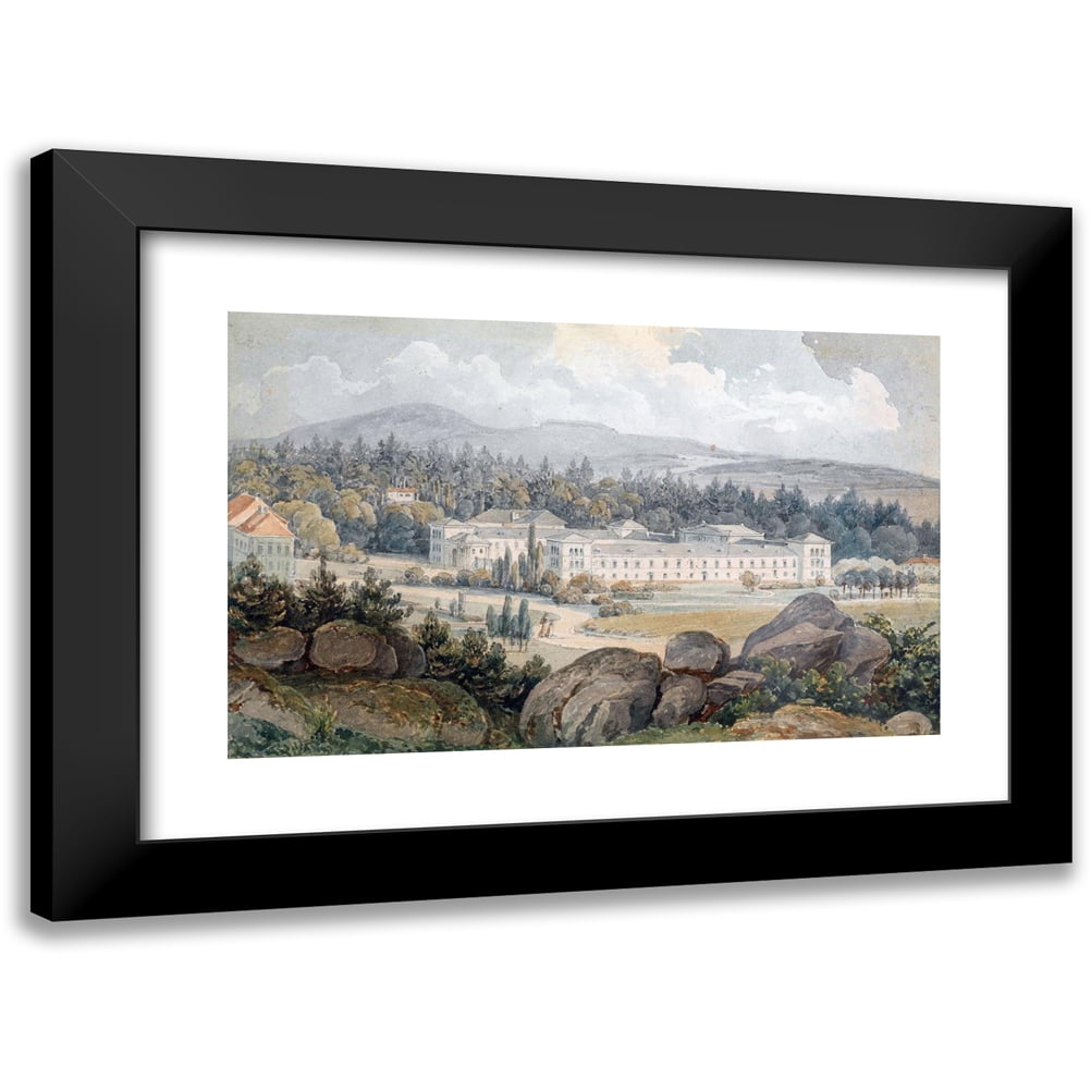 Thomas Ender 14x11 Black Modern Framed Museum Art Print Titled ...