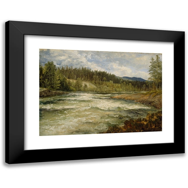 Thomas Fearnley 14x11 Black Modern Framed Museum Art Print Titled - The ...