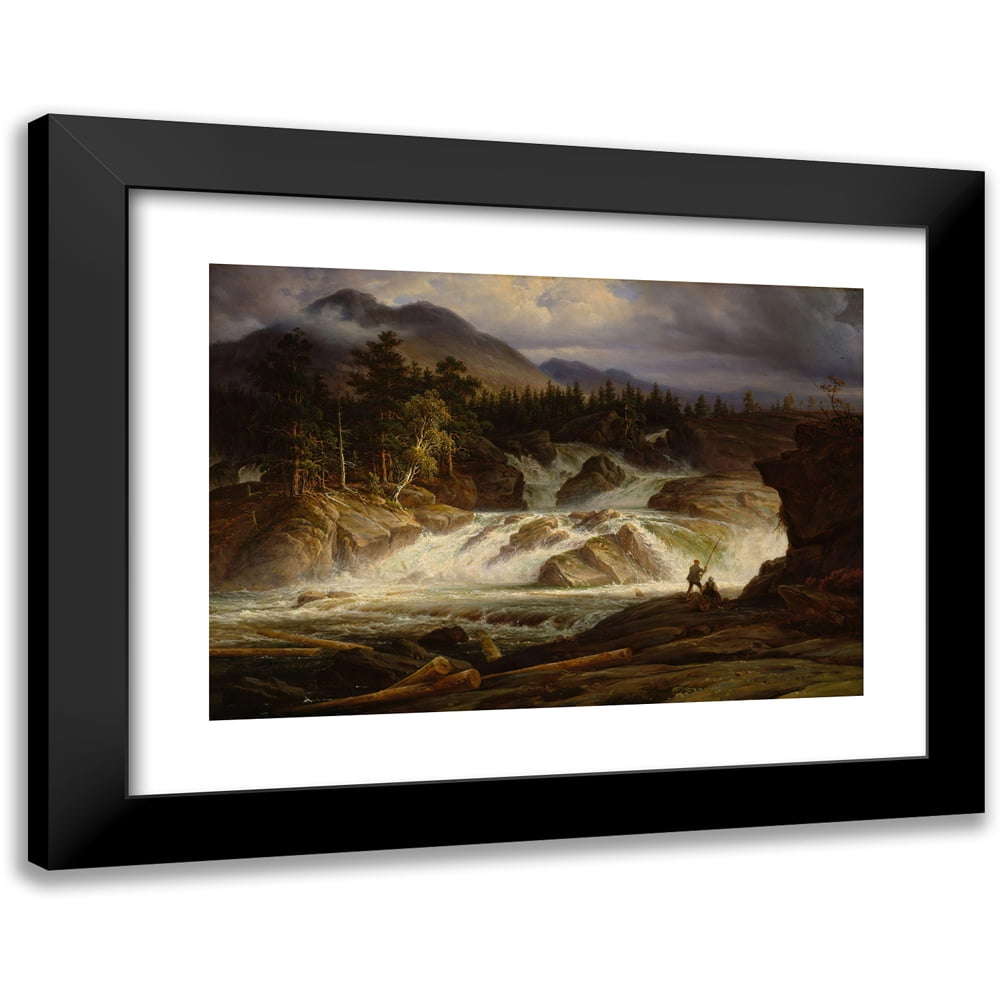 Thomas Fearnley 14x11 Black Modern Framed Museum Art Print Titled - The ...