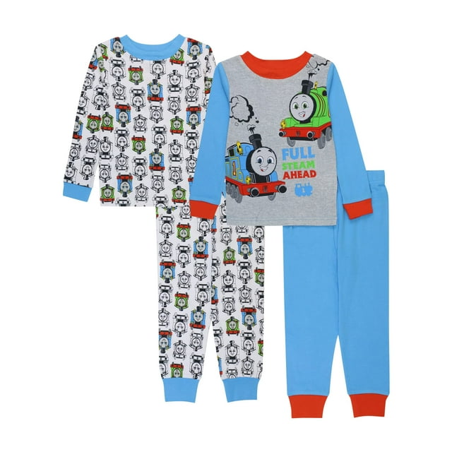 Thomas & Friends Baby Thomas The Train Boys 4-Piece Cotton Pajama Set ...