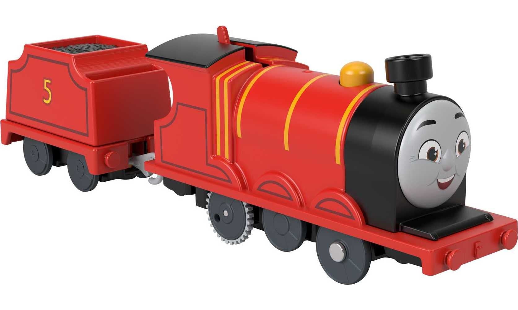 Thomas & Friends James Motorized Kids Toy Train with Track for ...