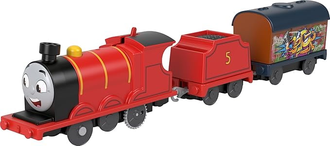 Thomas & Friends Motorized Toy Train Graffiti James Battery-Powered ...