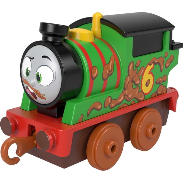Thomas & Friends Mud Run Percy Push-Along Engine - Walmart.com