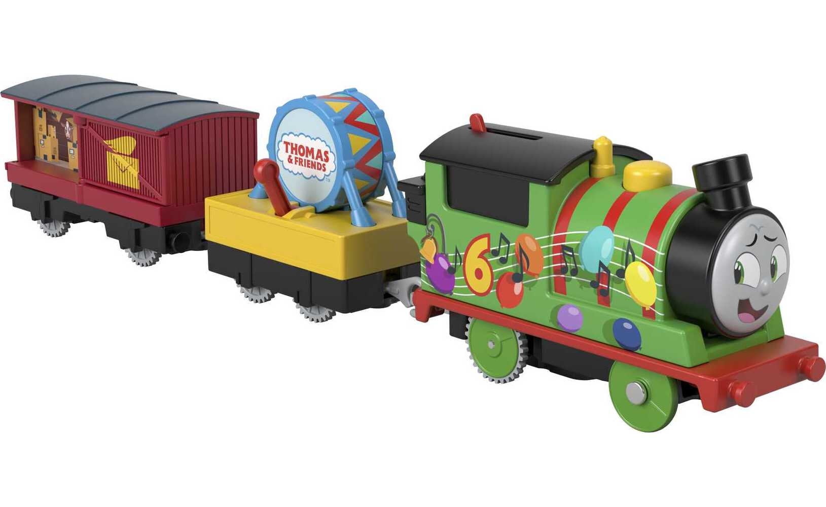 Thomas & Friends, Party Train Percy Motorized Engine, 3 Pieces ...