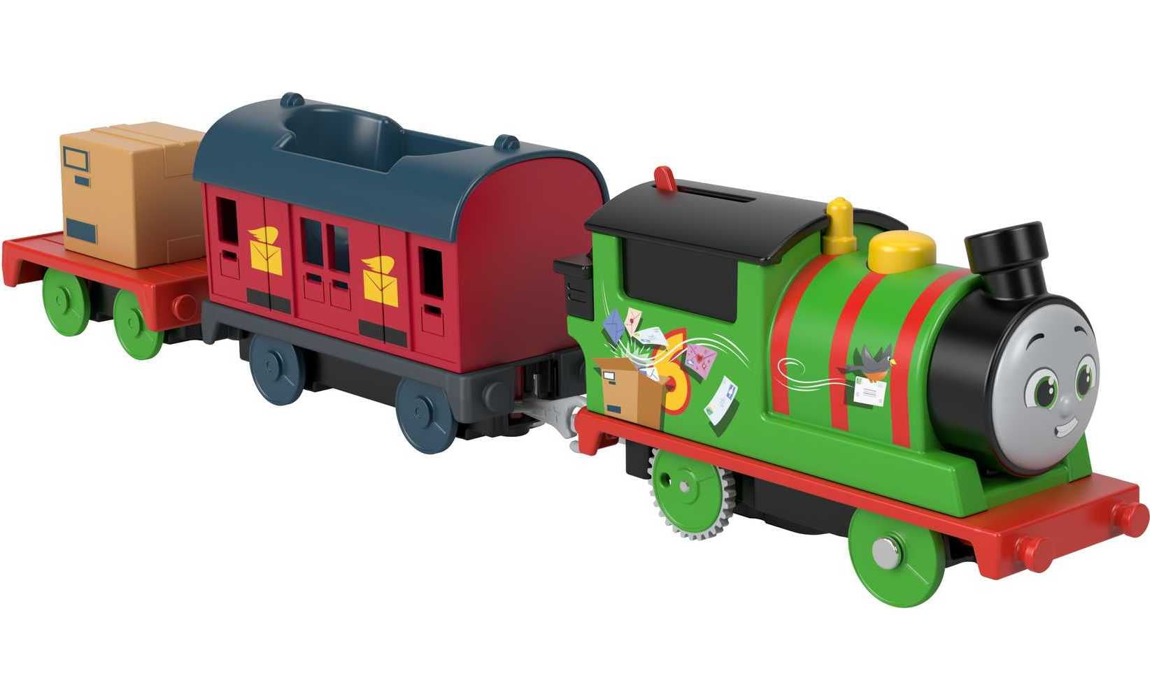 Thomas & Friends Percy Toy Train, Motorized Engine with Mail Delivery ...