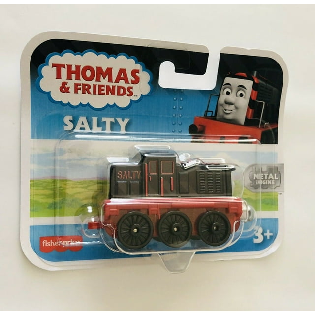 Thomas & Friends Black Salty Metal Engine - Push Along Train for ...