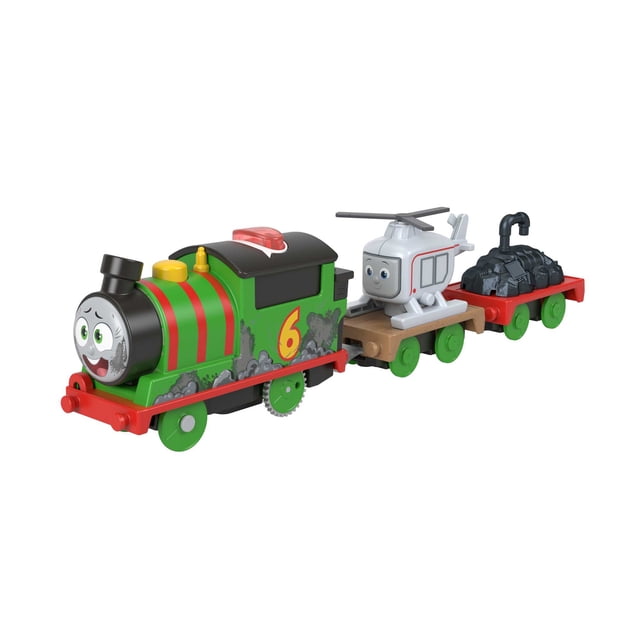 Fisher-Price Thomas & Friends Motorized Percy Train with Real Sounds ...