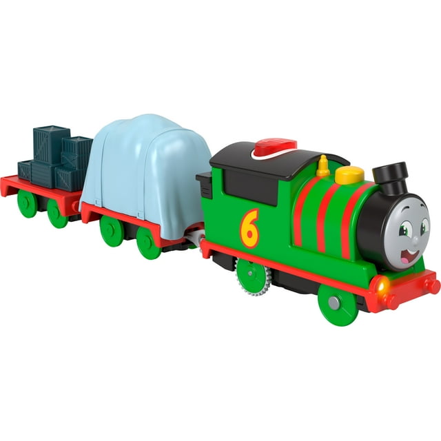 Thomas & Friends Talking Percy Toy Train Play Vehicle, Motorized Engine ...