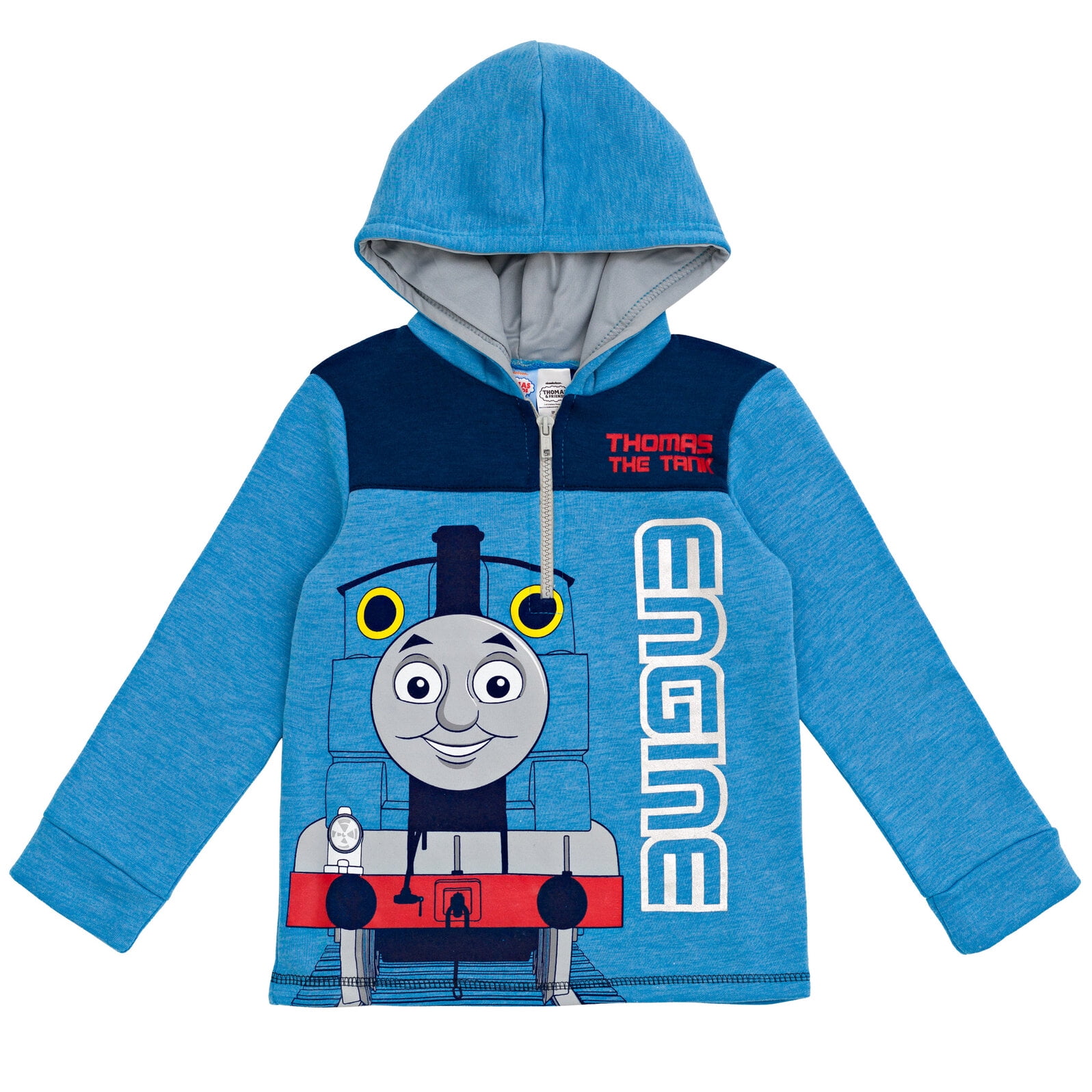 Thomas & Friends Little Boys Fleece Half Zip Hoodie, Graphic Hooded ...