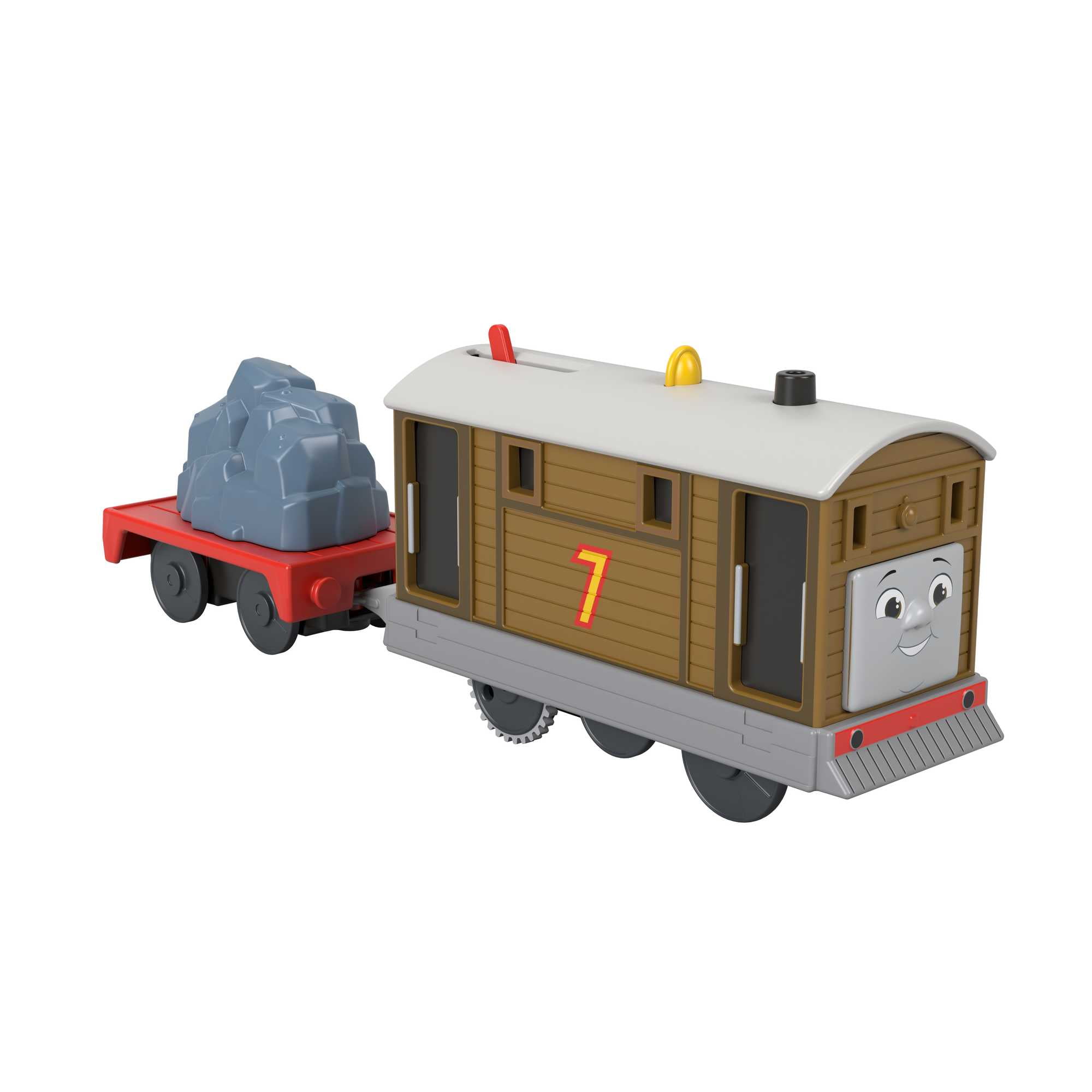 Thomas & Friends Toby Motorized Toy Train Play Vehicle with Cargo for ...
