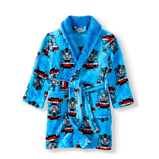 Thomas & Friends Toddler Boy Fleece Robe Pajamas - Walmart.com