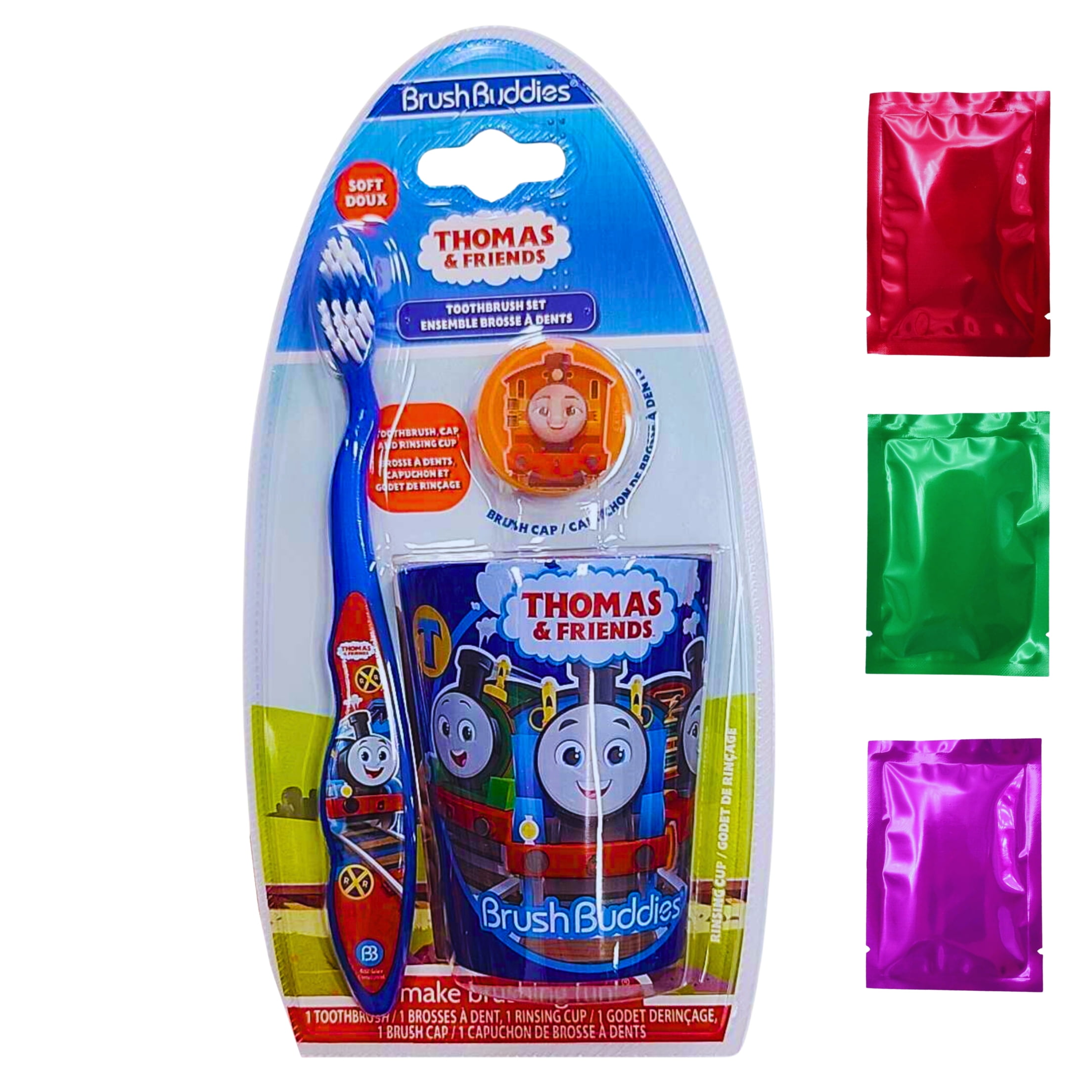 Thomas & Friends Toothbrush Set - Fun Oral Care Kit with Rinsing Cup ...