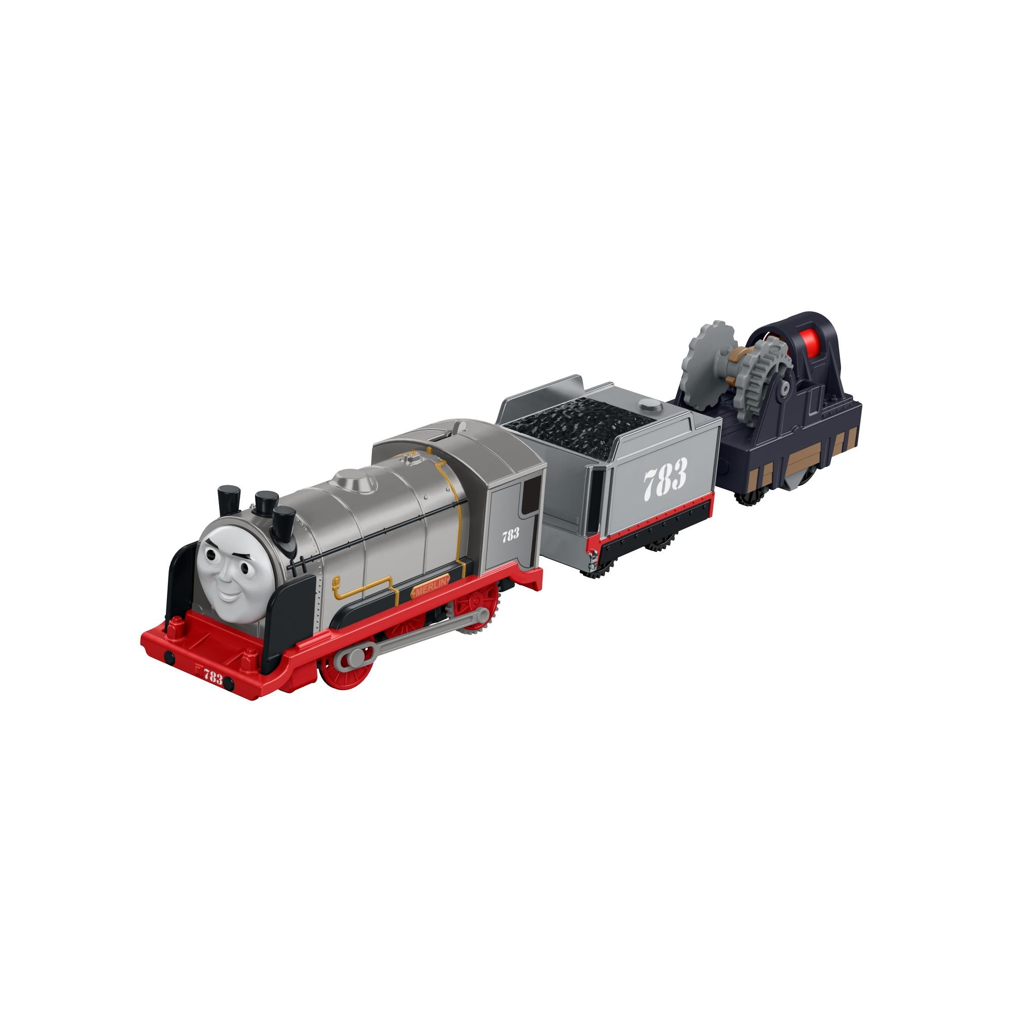 Thomas & Friends TrackMaster Motorized Merlin Train with Cargo Cars ...