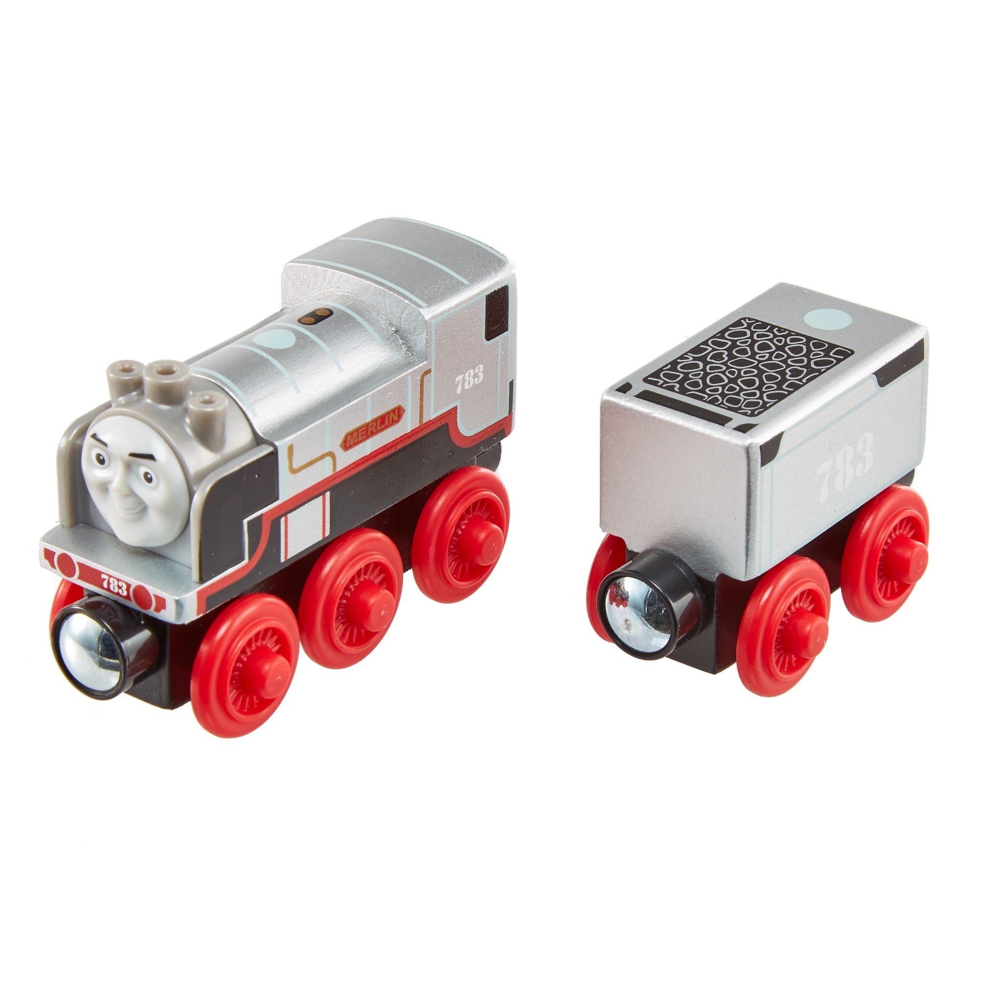 Thomas & Friends Wood Merlin the Invisible Wooden Steam Engine Train ...