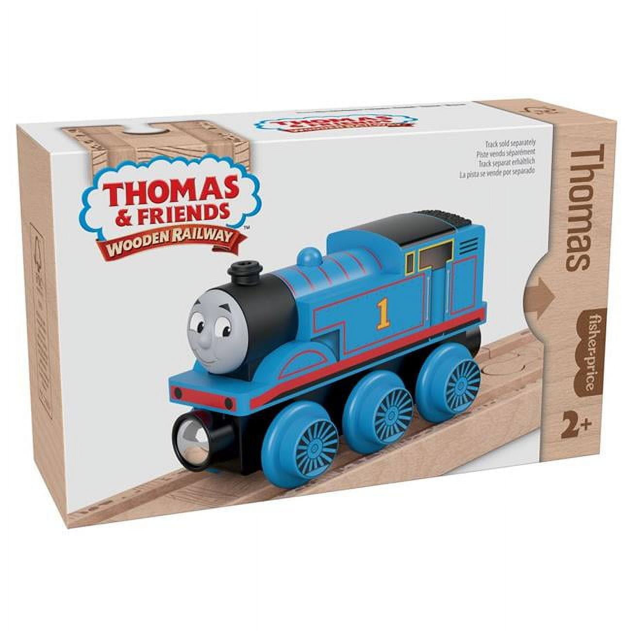 Thomas & Friends Wood Thomas Engine Toy - 3 Piece - Walmart.com