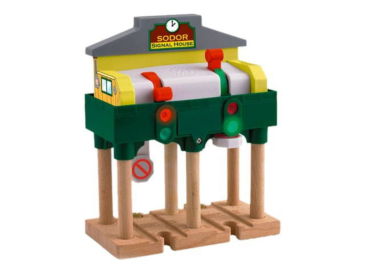 Thomas & Friends Wooden Railway, Deluxe Over-The-Track Signal - Battery ...