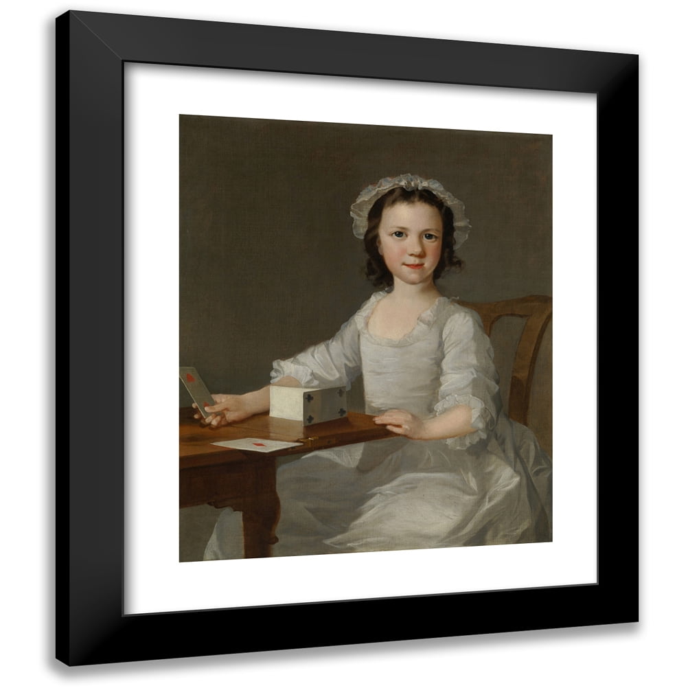 Thomas Frye 20x24 Black Modern Framed Museum Art Print Titled - Girl ...