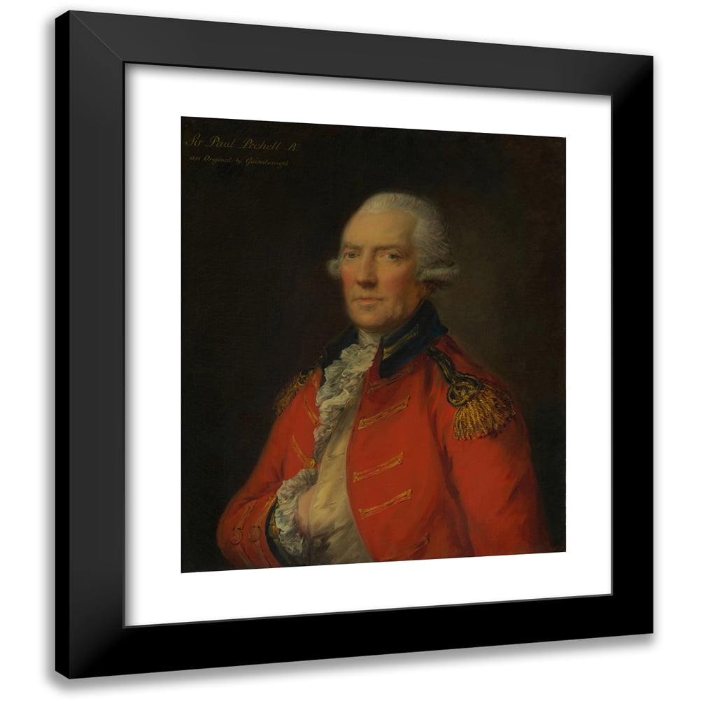 Thomas Gainsborough 12x14 Black Modern Framed Museum Art Print Titled ...