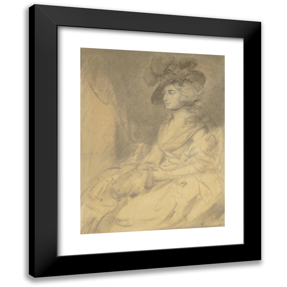 Thomas Gainsborough 12x14 Black Modern Framed Museum Art Print Titled ...