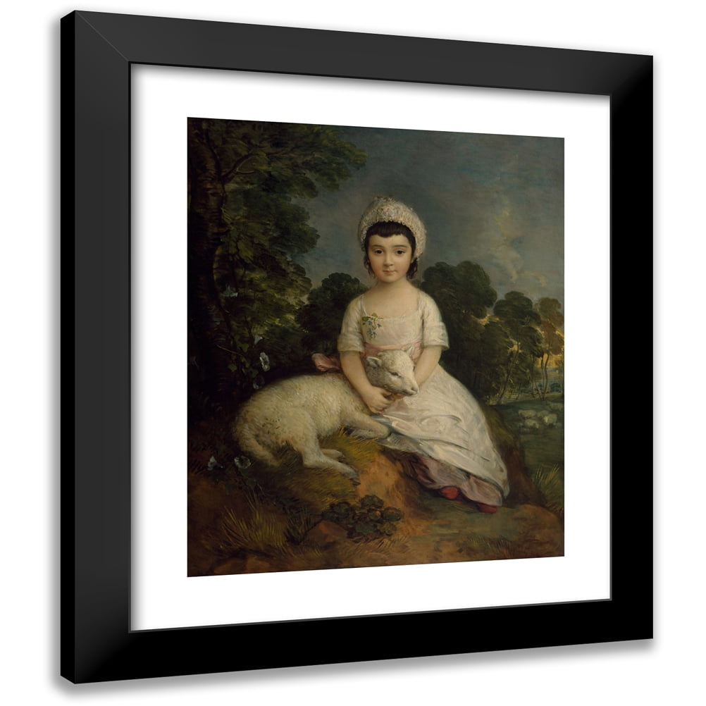 Thomas Gainsborough 15x18 Black Modern Framed Museum Art Print Titled ...