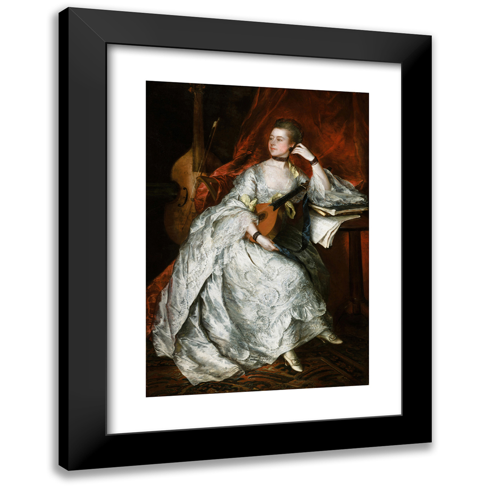 Thomas Gainsborough 18x24 Black Modern Framed Museum Art Print Titled ...