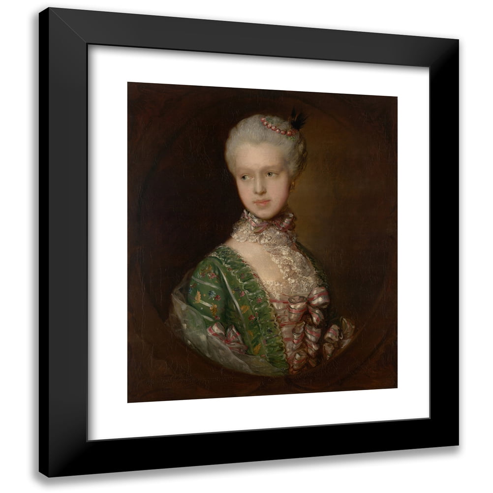 Thomas Gainsborough 20x23 Black Modern Framed Museum Art Print Titled ...
