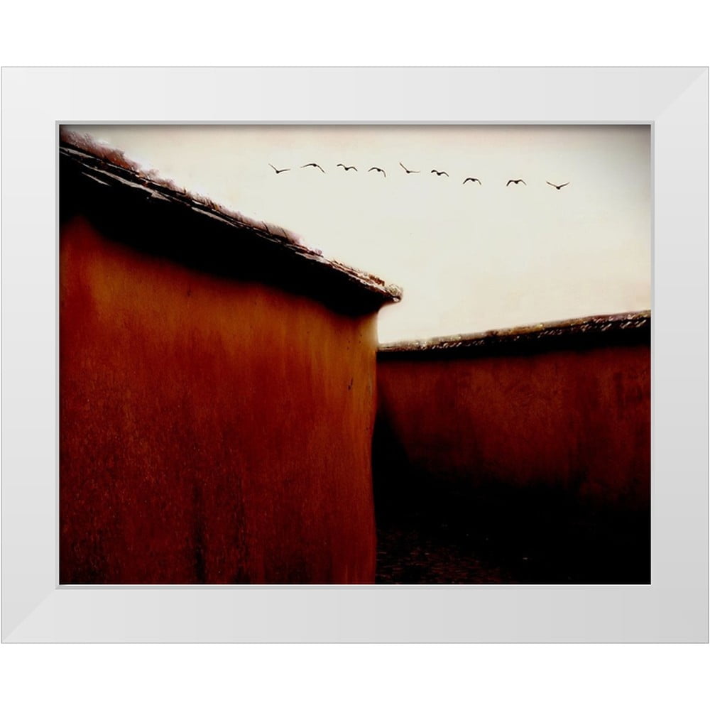 Thomas, Gareth 18x15 White Modern Wood Framed Museum Art Print Titled ...