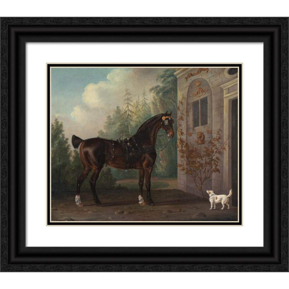 Thomas Gooch 14x12 Black Ornate Wood Framed Double Matted Museum Art ...