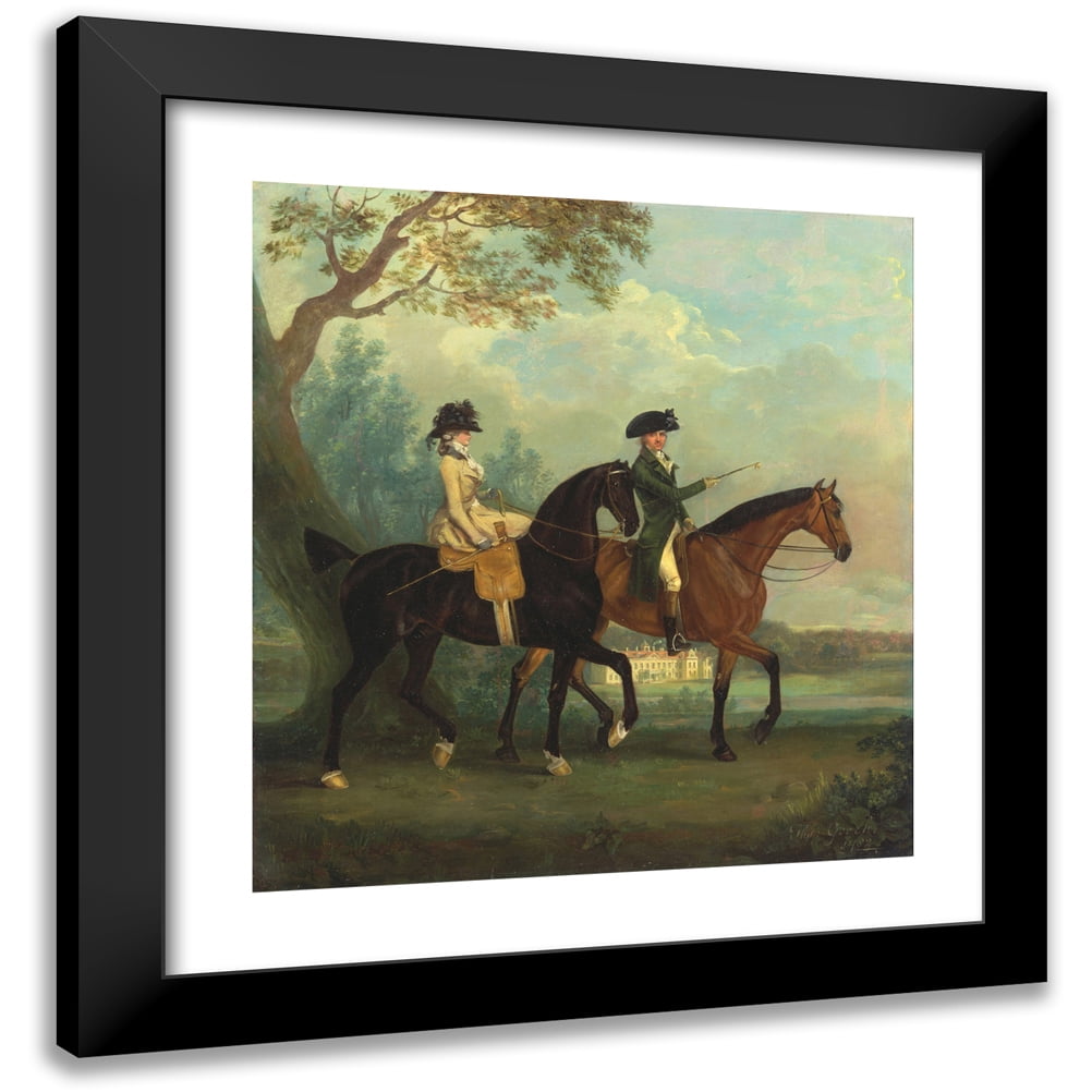 Thomas Gooch 20x21 Black Modern Framed Museum Art Print Titled - Marcia ...