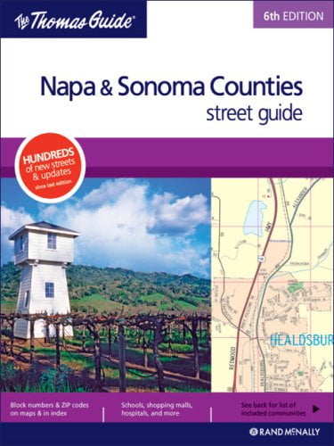 Pre-Owned The Thomas Guide Napa Sonoma Counites Street Guide (Paperback ...