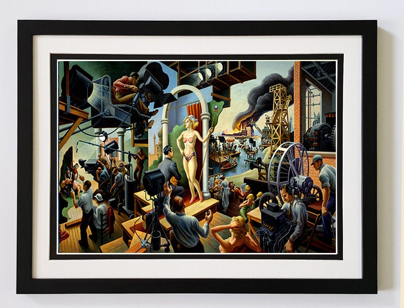 Thomas Hart Benton Art Print Bootleggers - Walmart.com