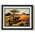 Thomas Hart Benton Spring Landscape Art Skull Custom Framed A+ Quality ...