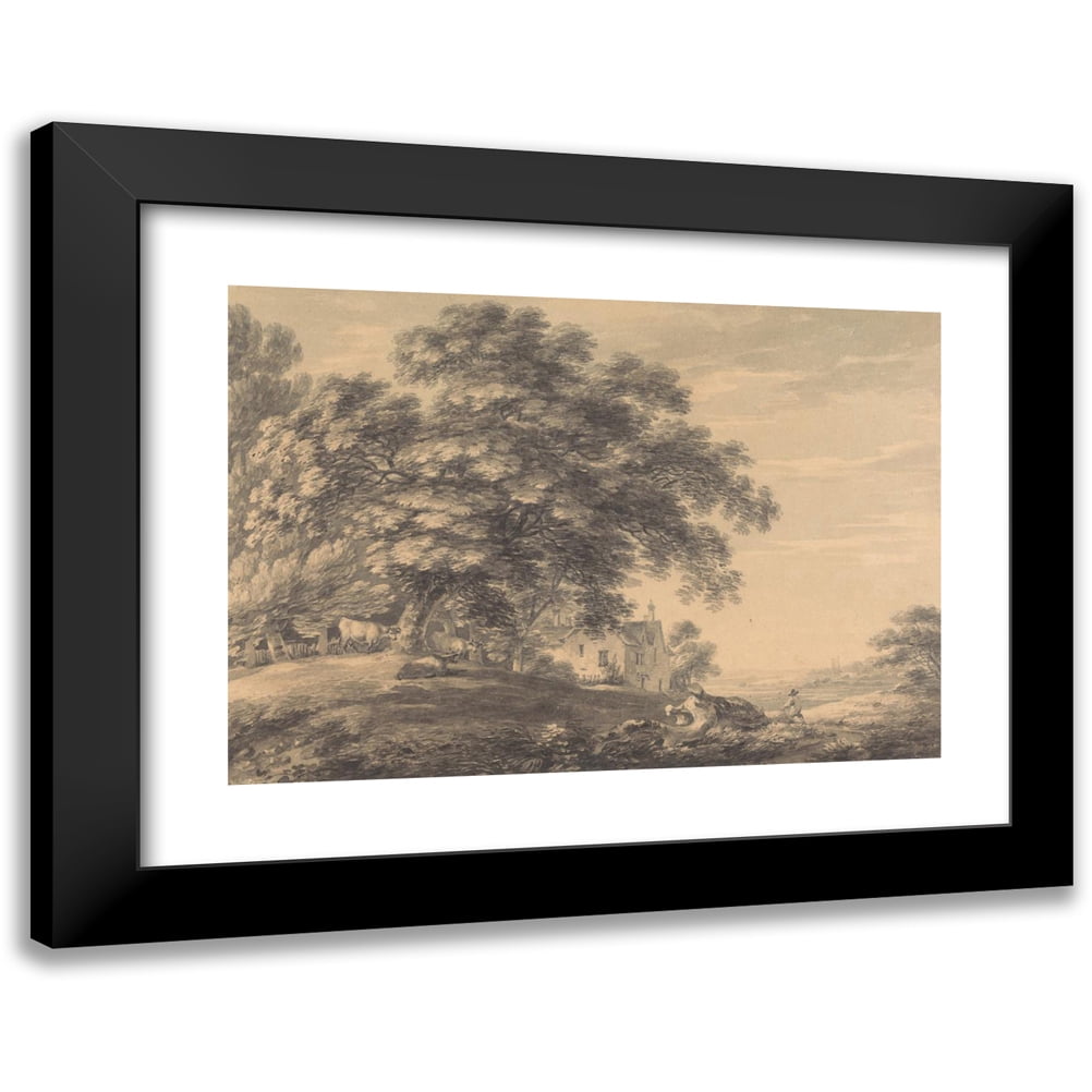 Thomas Hearne 14x11 Black Modern Framed Museum Art Print Titled ...