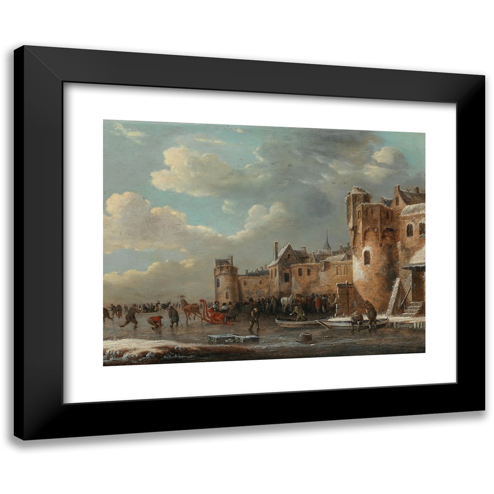 Thomas Heeremans 14x12 Black Modern Framed Museum Art Print Titled ...