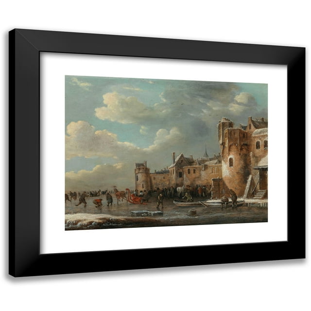 Thomas Heeremans 14x12 Black Modern Framed Museum Art Print Titled ...