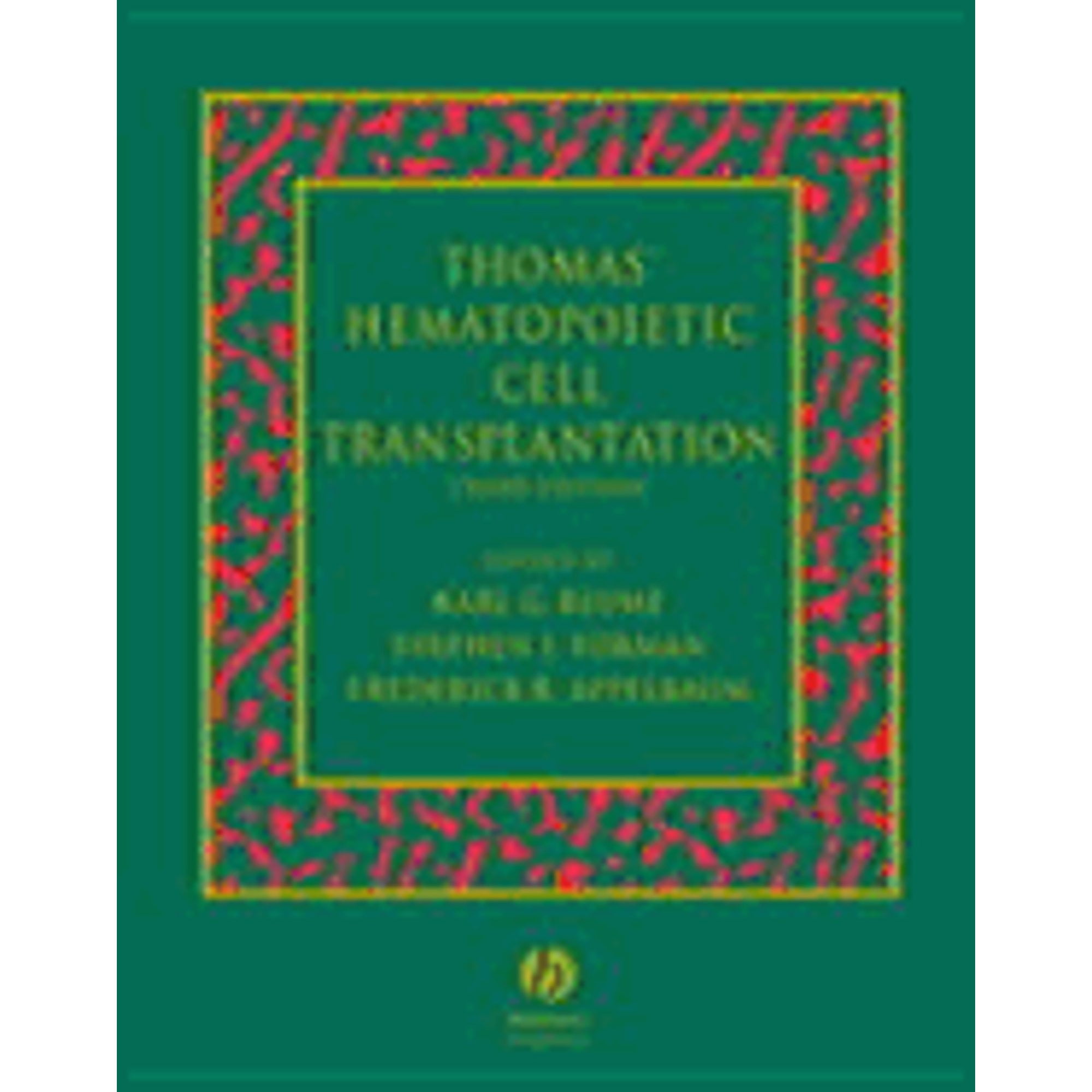 Pre-Owned Thomas Hematopoietic Cell Transplantation Hardcover Blume ...