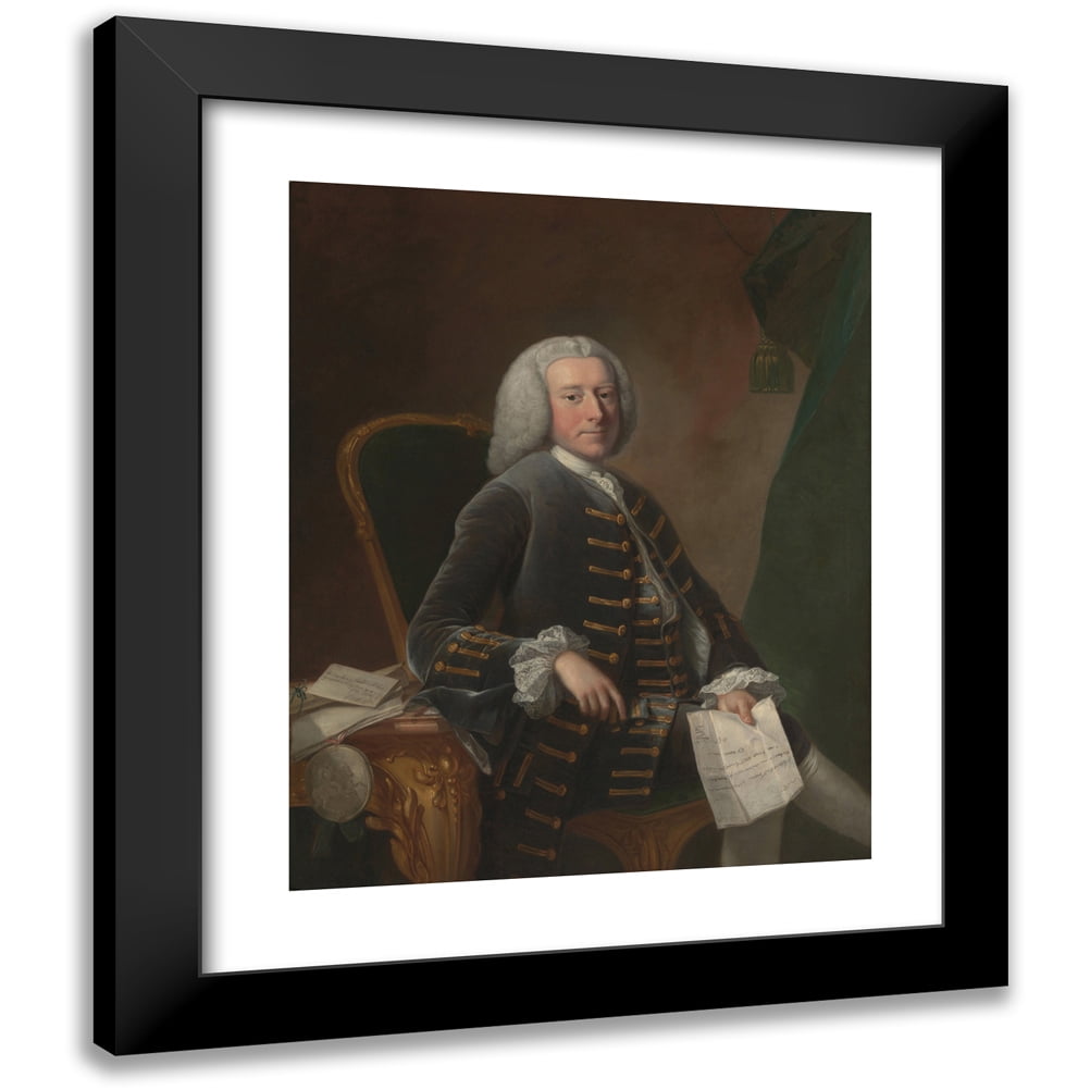 Thomas Hudson 15x18 Black Modern Framed Museum Art Print Titled ...