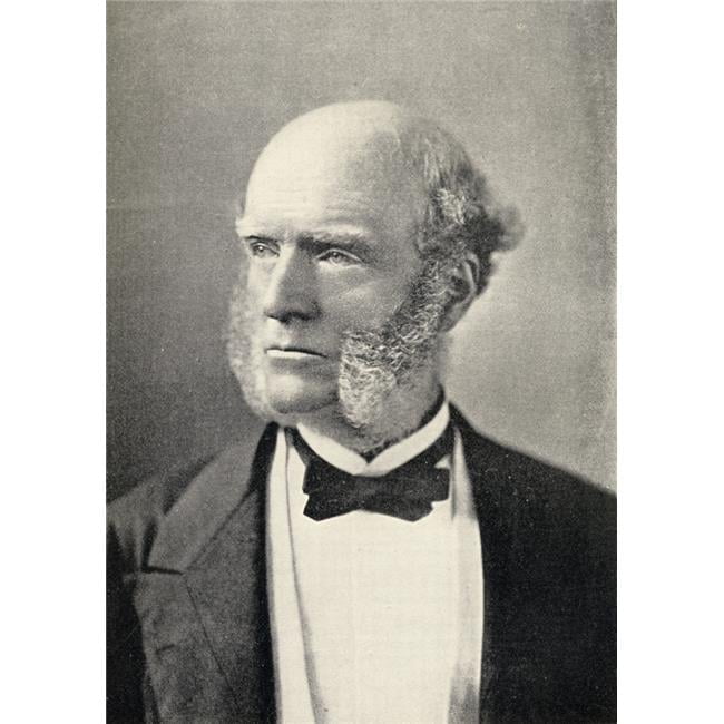 Thomas Hughes - 1822-1896 English Judge & Man of Letters From The Book ...