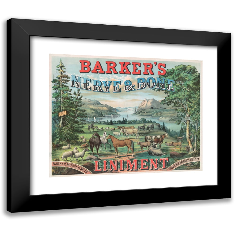 Thomas Hunter, Lith. 14x12 Black Modern Framed Museum Art Print Titled ...