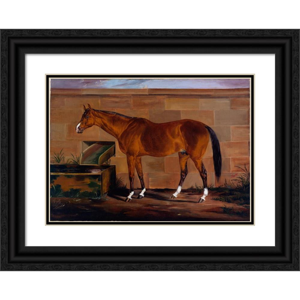 Thomas J. Scott 24x18 Black Ornate Framed Double Matted Museum Art ...