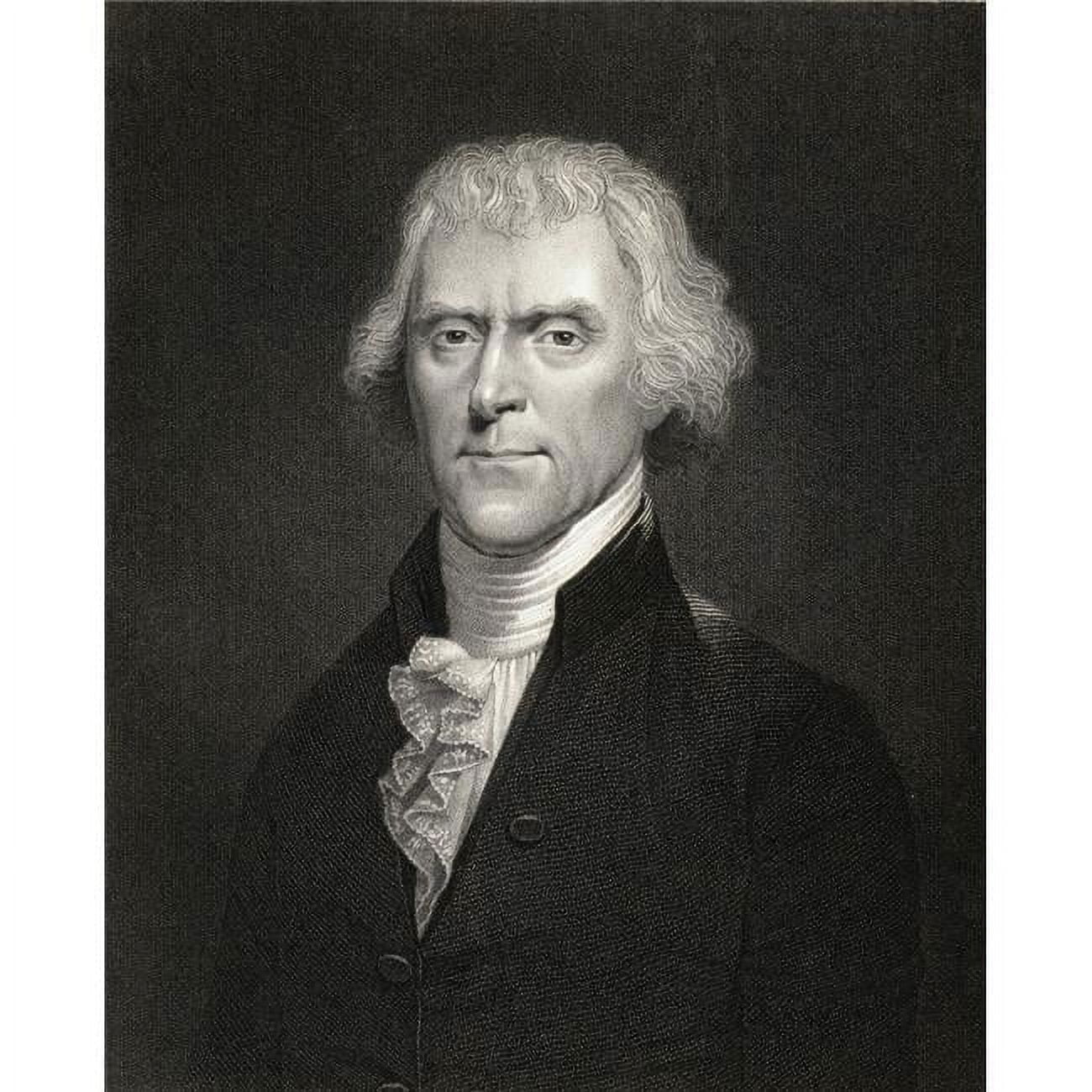 Thomas Jefferson 1743-1826 3Rd President of U.S.A From The Book Gallery ...