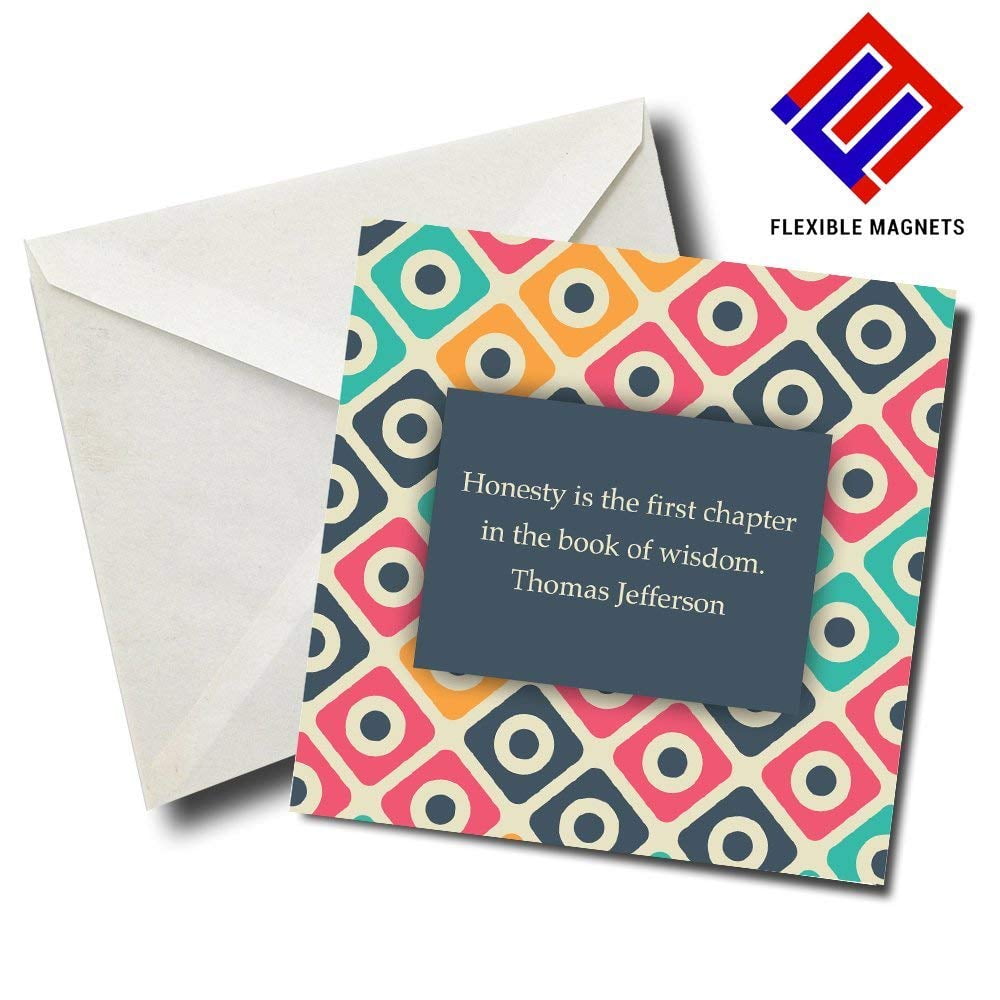 Thomas Jefferson Inspirational Quote Magnet for refrigerator. Great ...