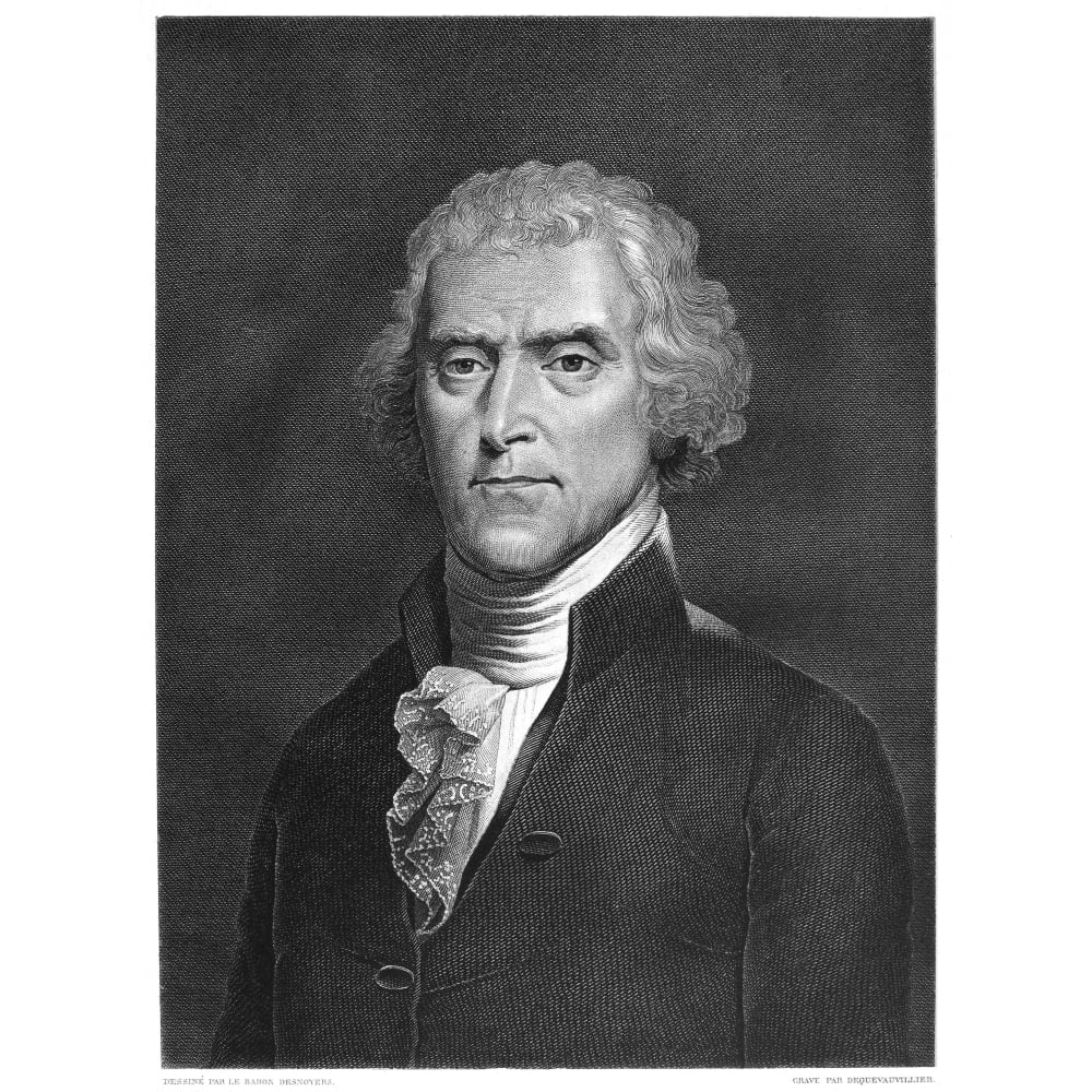 Thomas Jefferson N(1743-1826). Third President Of The United States ...