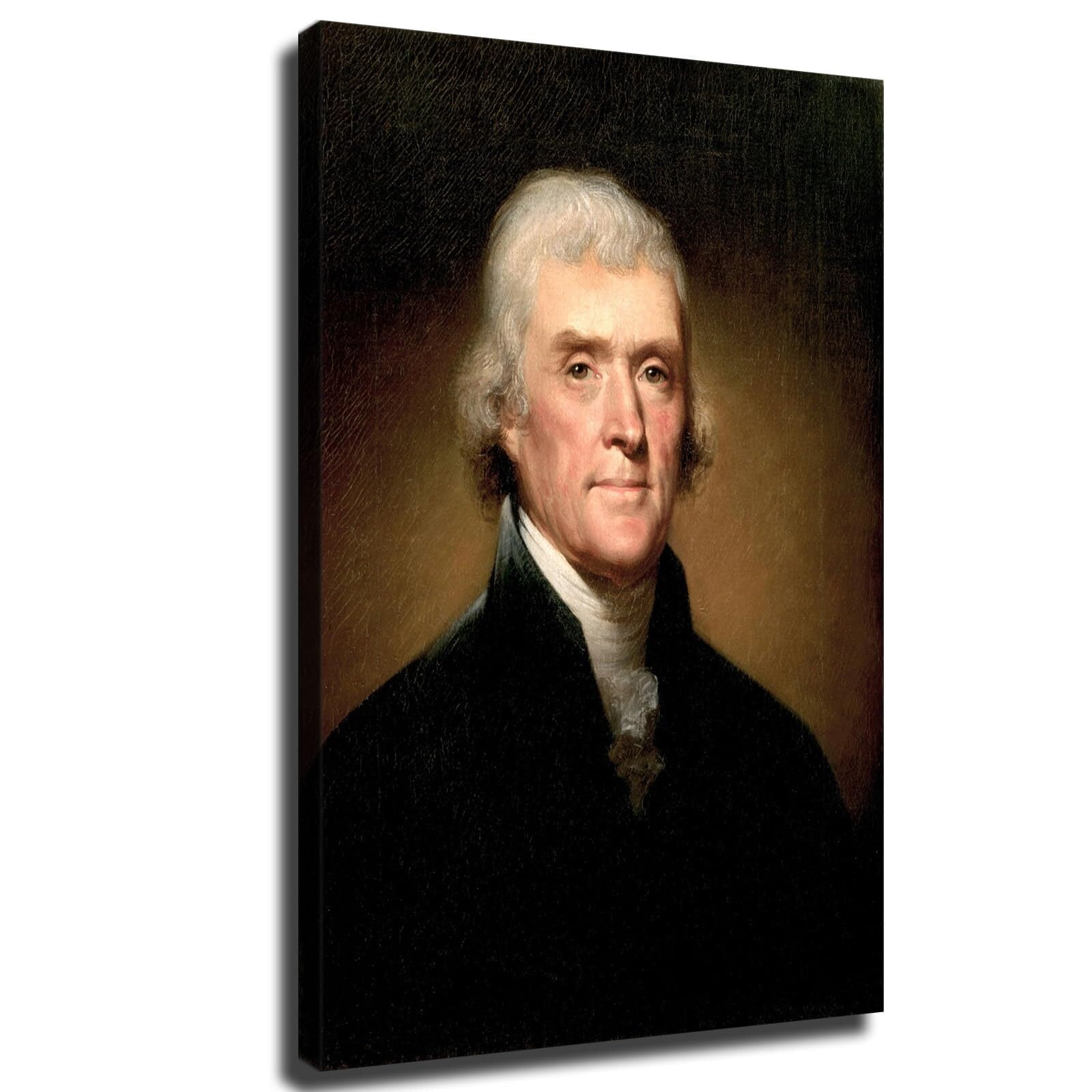 Thomas Jefferson Portrait Poster Wall Art Canvas Painting Posters and ...