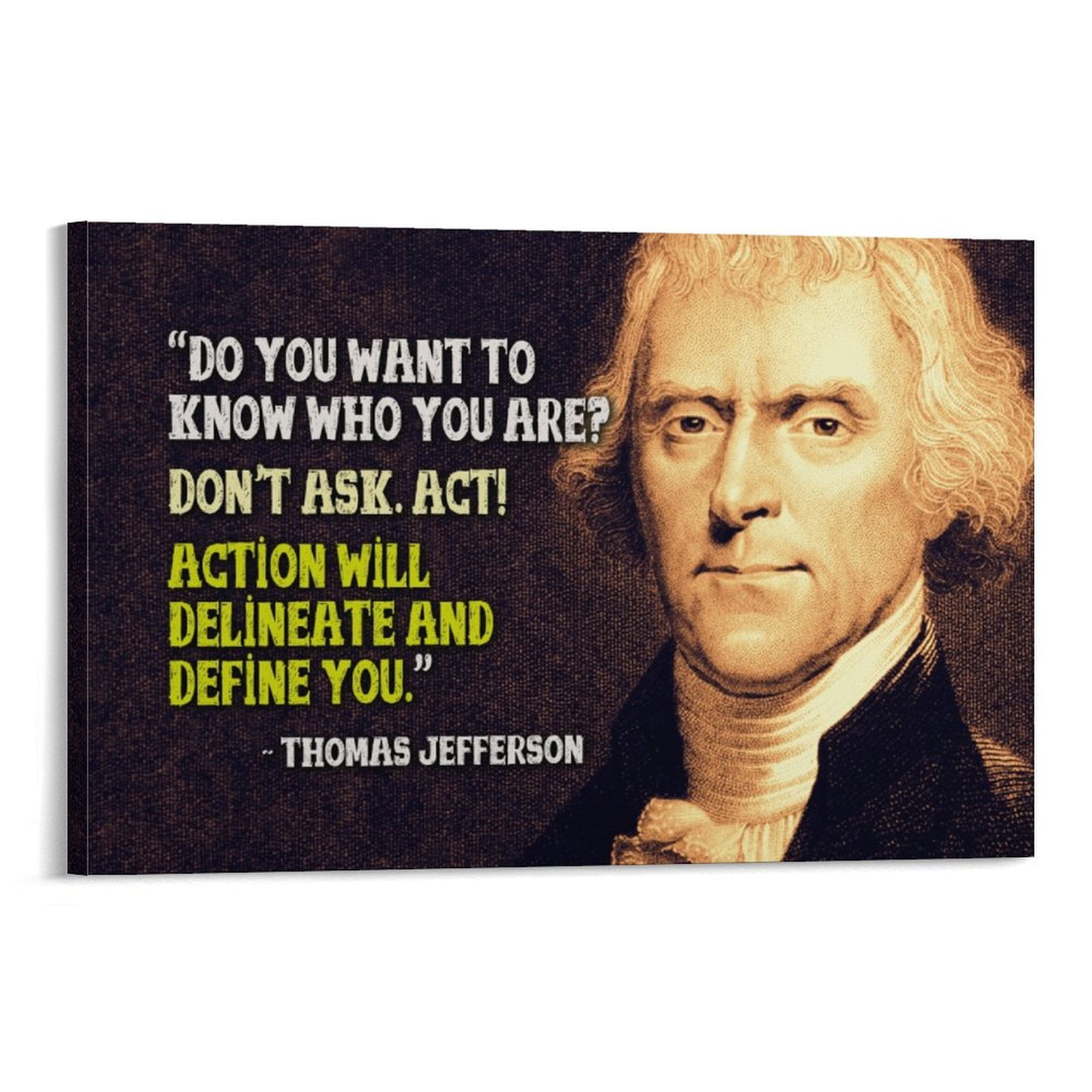 Thomas Jefferson Poster 2 Poster Decorative Painting Canvas Wall Art ...