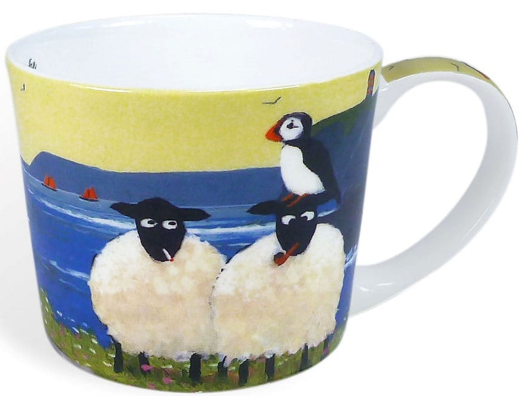 Thomas Joseph Ceramic Coffee Mug, No Puffin Design, 11 fl oz with Gift ...
