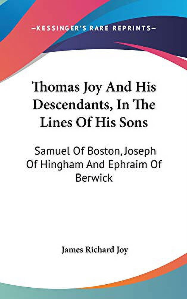 Thomas Joy And His Descendants, In The L - Walmart.com