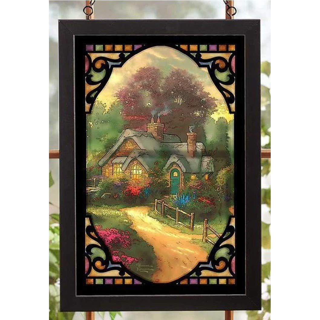 Wild Wings 5386498401 Stained Glass Art, 20-inch Height (A New Day ...